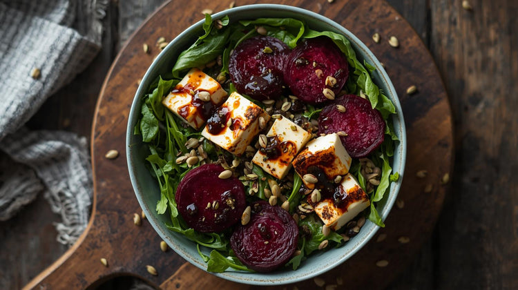 Beetroot & halloumi bowl – Bennett Opie
